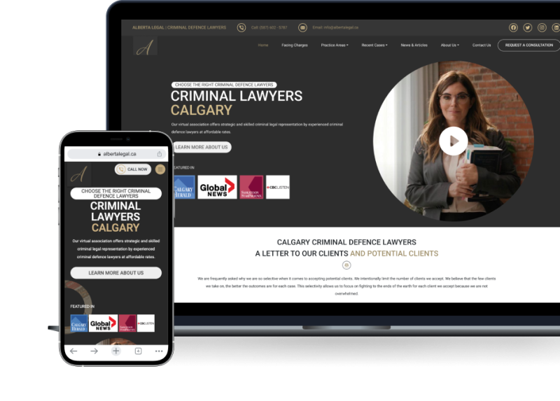 Alberta Legal Jillian Williamson Criminal Lawyer Marketing